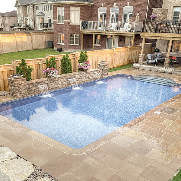 Banas Brown Natural Stone Coping | Van Beek's
