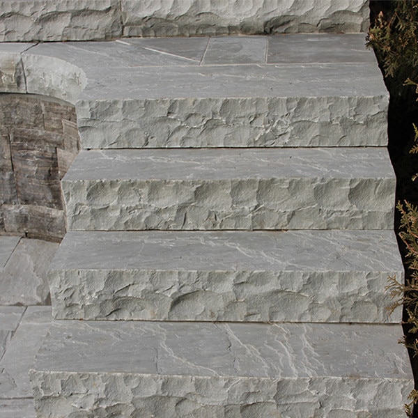 Banas Dove Grey Natural Stone Steps | Van Beek's