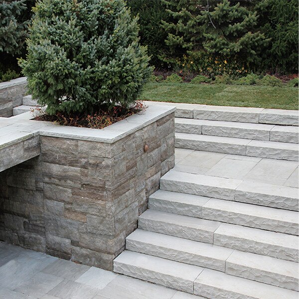 Banas Dove Grey Natural Stone Steps | Van Beek's