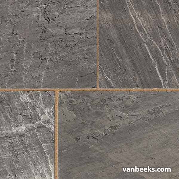Banas Imperial Black Natural Stone Pavers | Van Beek's