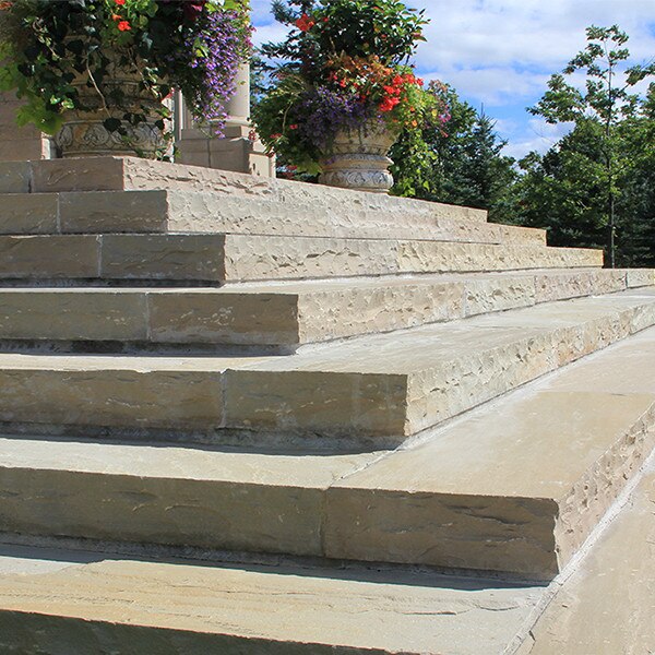 Banas Lavender Natural Stone Steps | Van Beek's