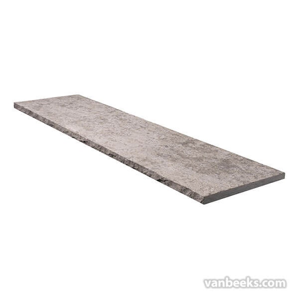 Banas Silver Grey Natural Stone Coping | Van Beek's