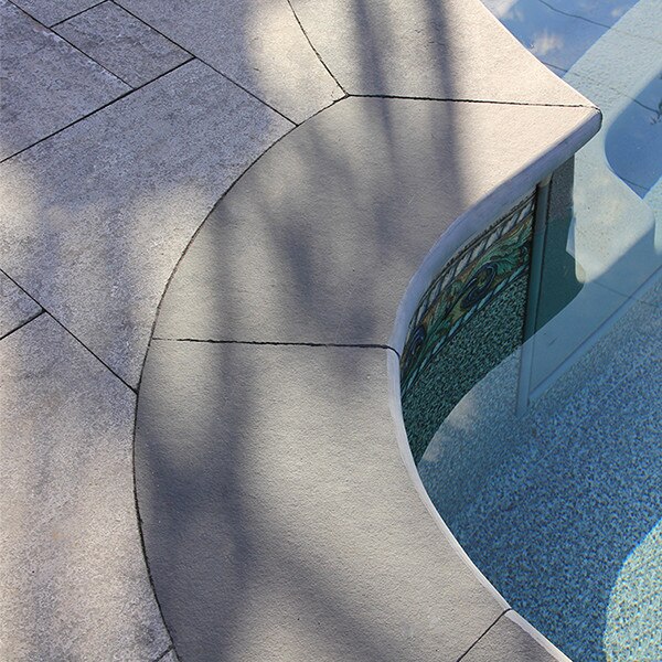 Banas Silver Grey Natural Stone Coping | Van Beek's