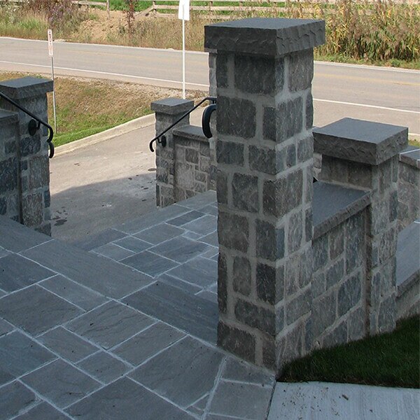 Banas Slate Grey Pillar Cap | Van Beek's