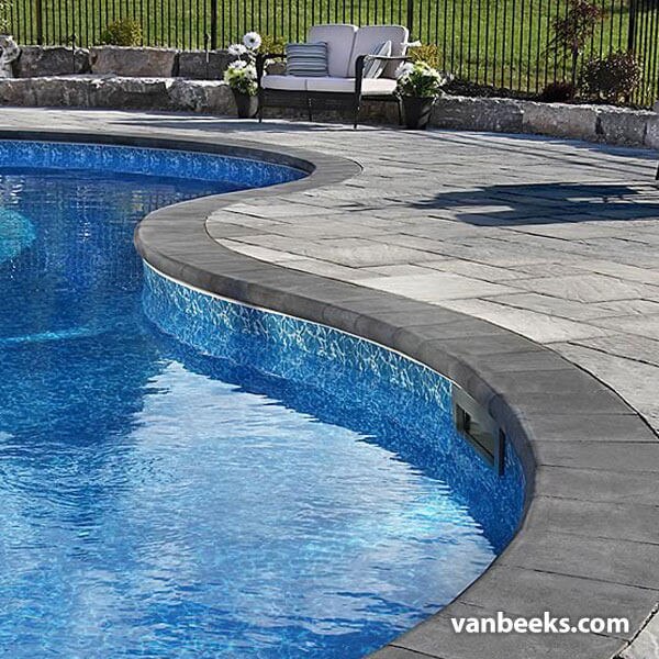 BWS Barollo Round Edge Coping | Van Beek's