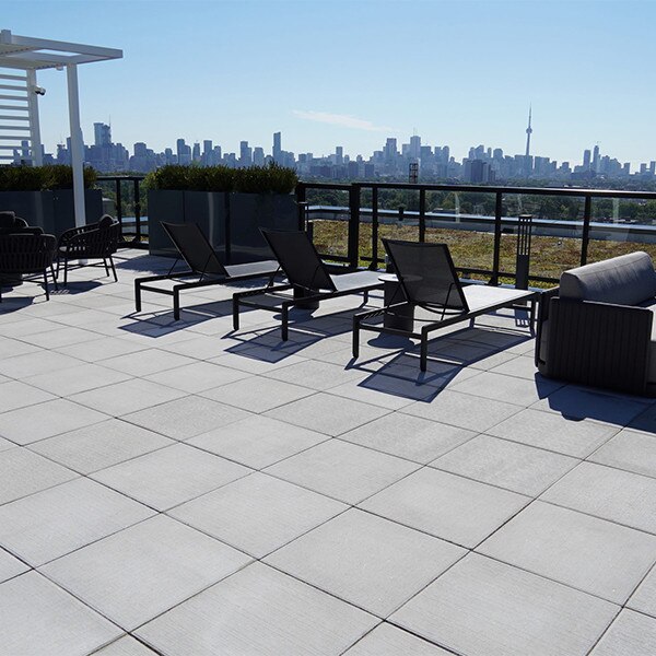 BWS Basket Weave Pattern Concrete Patio Stone | Van Beek's