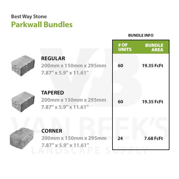Best Way Stone Parkwall | Van Beek's
