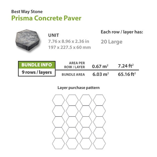 Best Way Stone Prisma Concrete Paver | Van Beek's