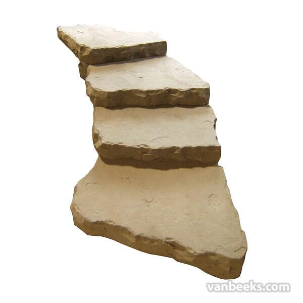 EDS Concrete Precast Stone Random Steps | Van Beek's