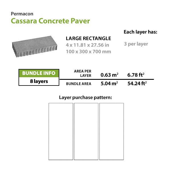 Permacon Cassara Concrete Paver | Van Beek's