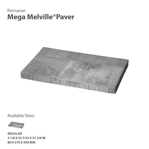 Permacon Mega Melville Concrete Paver (80mm) | Van Beek's