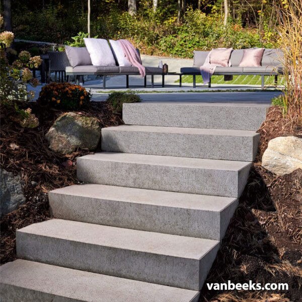 Permacon Mega Melville Plus Concrete Step | Van Beek's