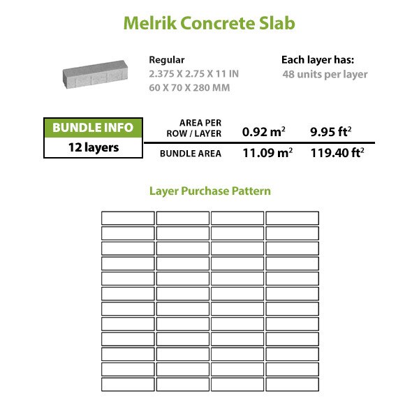 Permacon Metrik Concrete Slab | Van Beek's