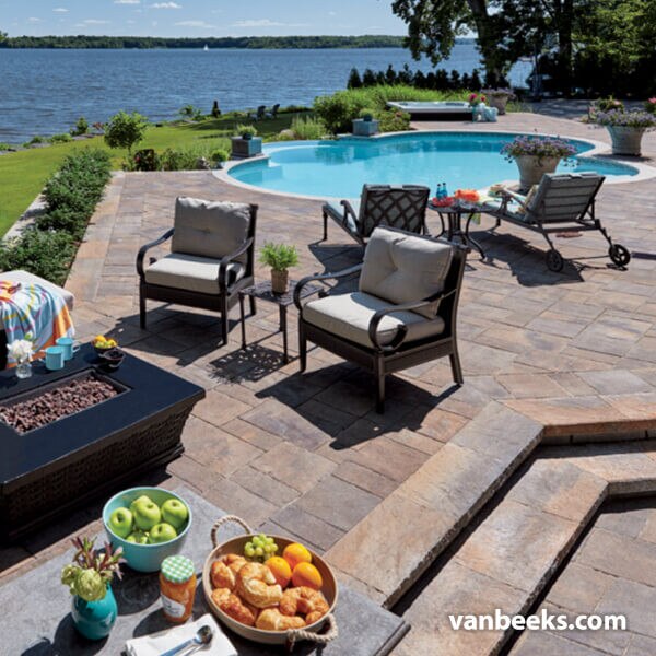 Permacon Mondrian Plus 60 Concrete Slab | Van Beek's