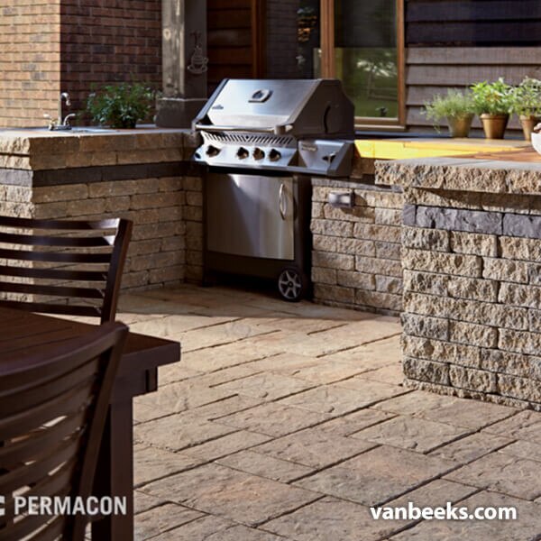 Permacon Mondrian Plus 60 Concrete Slab | Van Beek's