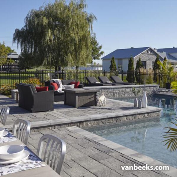 Permacon Mondrian Plus 60 Concrete Slab | Van Beek's