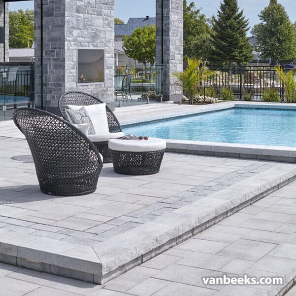 Permacon Mondrian Plus 60 Concrete Slab | Van Beek's