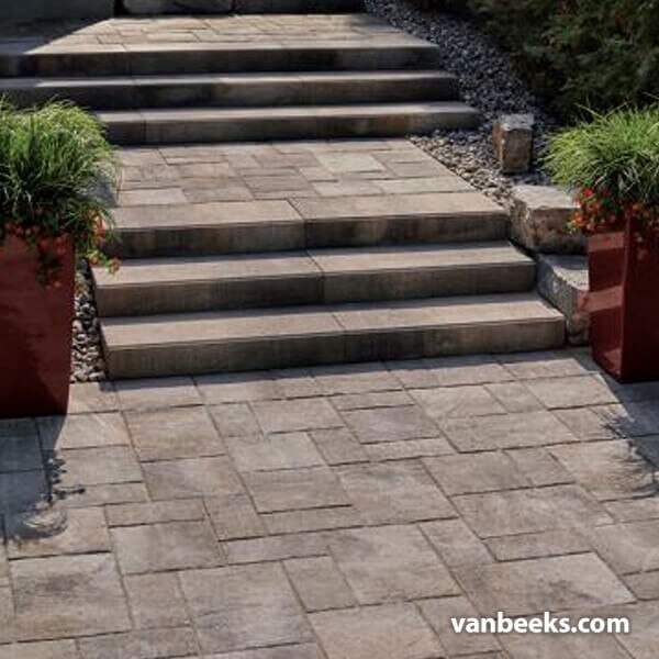 Permacon Mondrian Plus 80 Concrete Paver | Van Beek's