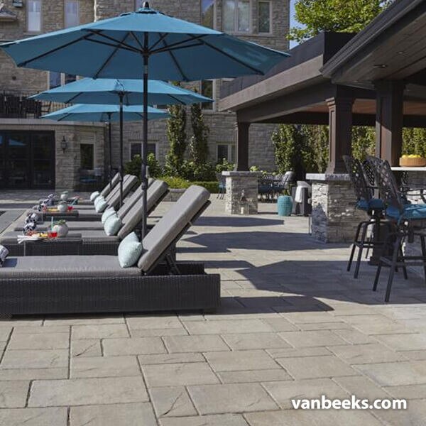 Permacon Mondrian Plus 80 Concrete Paver | Van Beek's
