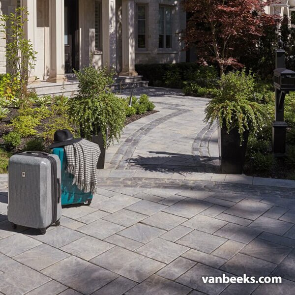 Permacon Mondrian Plus 80 Concrete Paver | Van Beek's