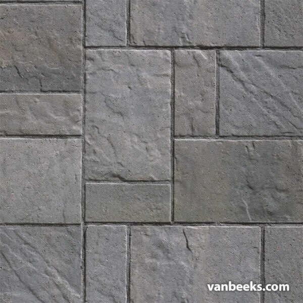 Permacon Mondrian Plus 80 Concrete Paver | Van Beek's