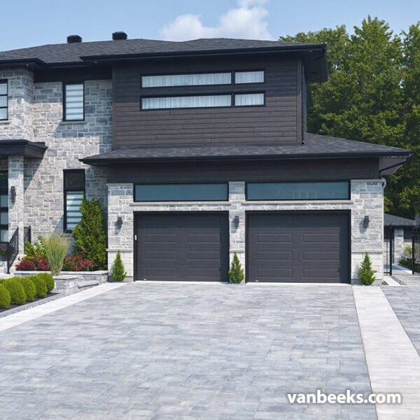 Permacon Mondrian Plus 80 Concrete Paver | Van Beek's