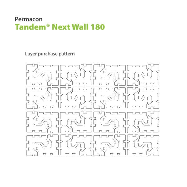 Permacon Tandem Next Wall System | Van Beek's