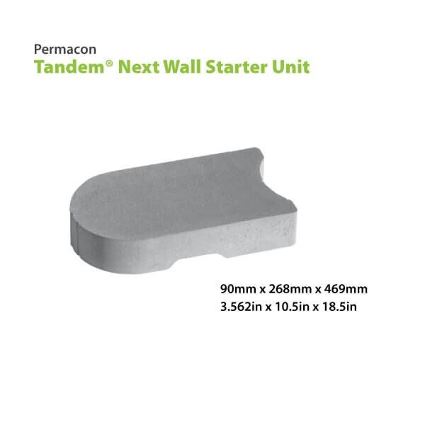 Permacon Tandem Next Wall System | Van Beek's