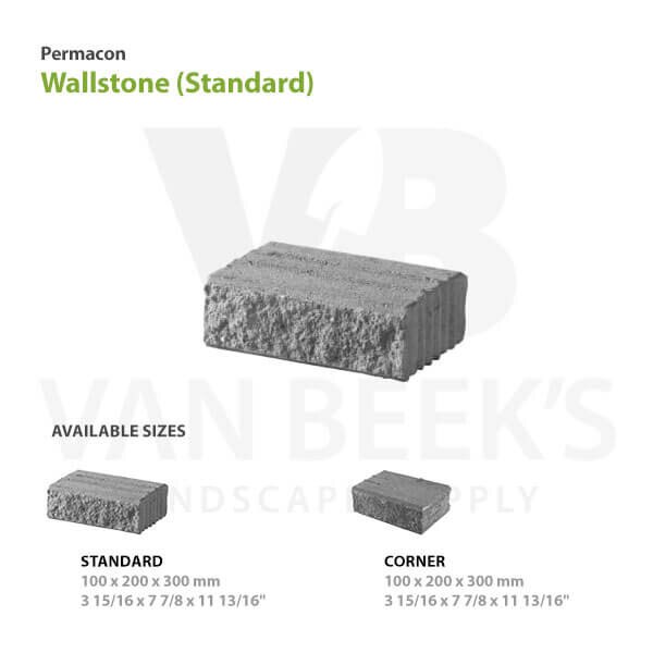Permacon Wallstone Concrete Retaining Wall | Van Beek's