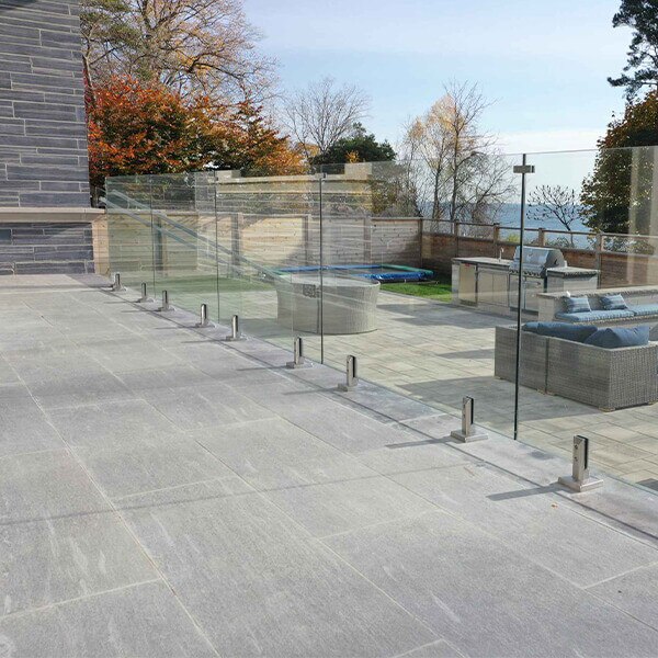 Porcea Greige Porcelain Paver | Van Beek's