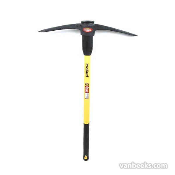 ProYard Railroad Pick Axe 6LBS Fibreglass Handle |Van Beek's