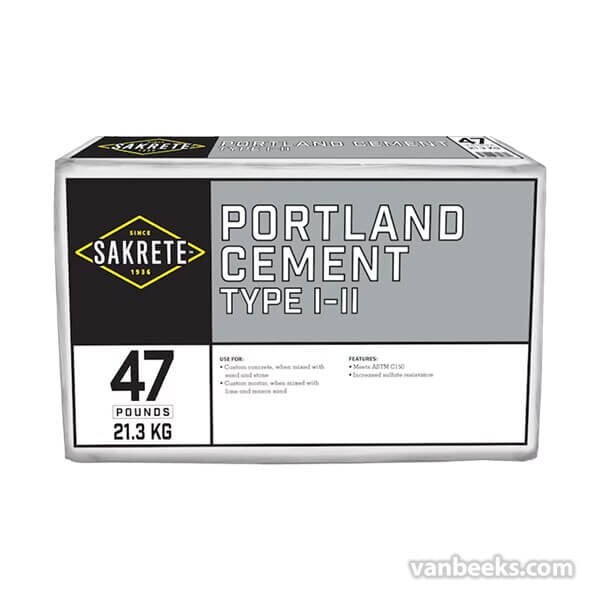 Sakrete Type I-II Portland Cement Concrete Mix | Van Beek's