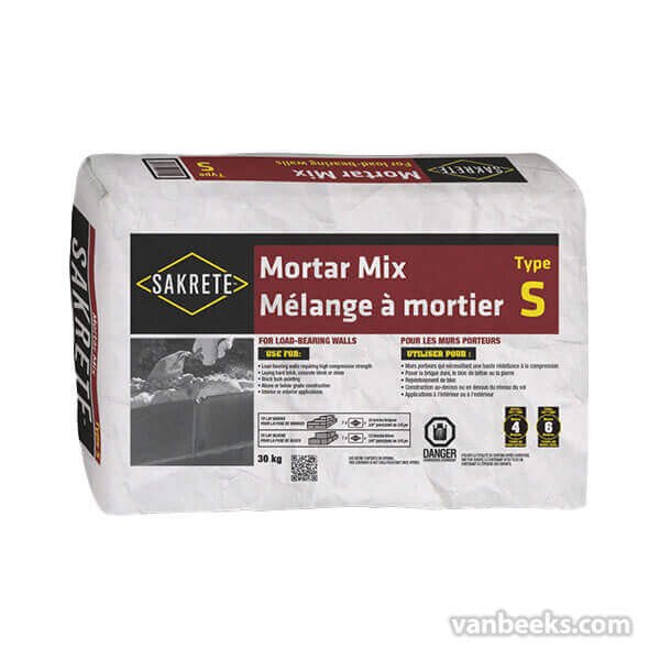 Sakrete Type S Mortar Concrete Mix | Van Beek's