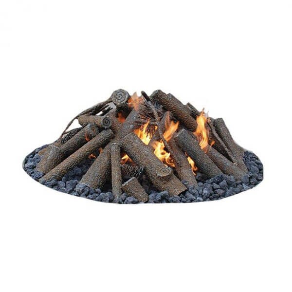 Steel Log Set for Fire Pits | Van Beek's