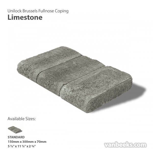 Unilock Brussels Fullnose Coping | Van Beek's