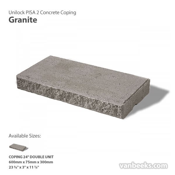 Unilock Pisa 2 Concrete Coping | Van Beek's