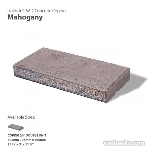 Unilock Pisa 2 Concrete Coping | Van Beek's
