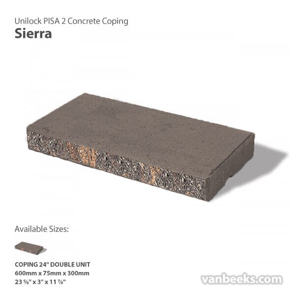 Unilock Pisa 2 Concrete Coping | Van Beek's