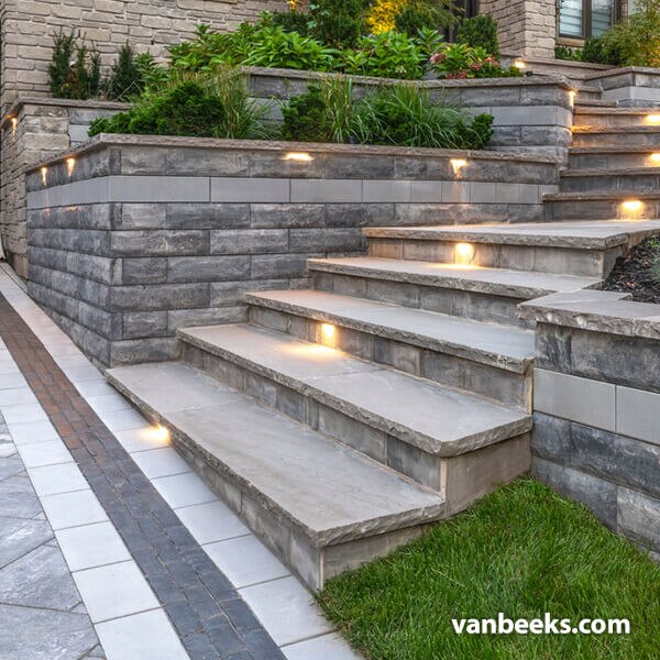 Unilock U-CARA Concrete Wall System | Van Beek's