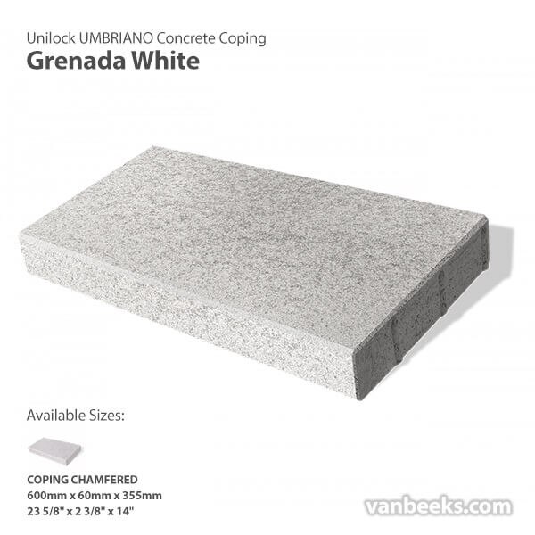 Unilock Umbriano Concrete Coping | Van Beek's