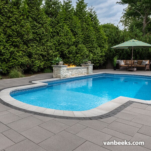 Unilock Umbriano Concrete Coping | Van Beek's