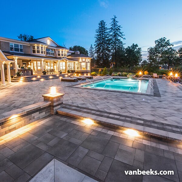 Unilock Umbriano Concrete Coping | Van Beek's