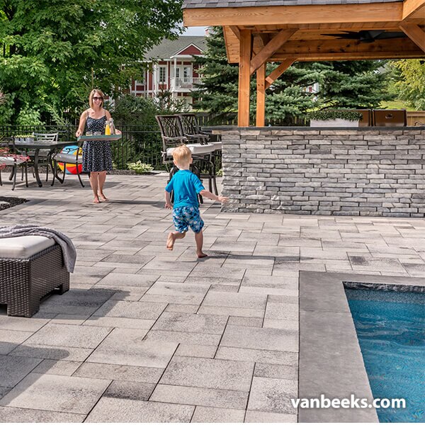 Unilock Umbriano Concrete Coping | Van Beek's