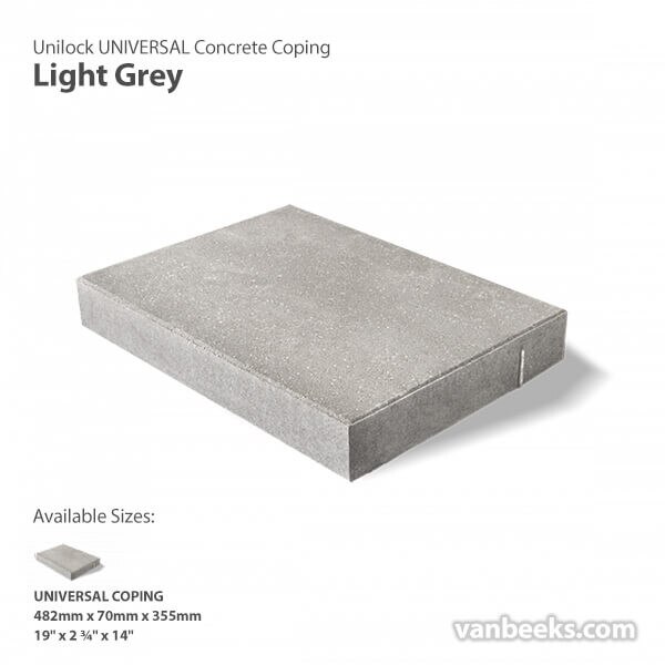 Unilock Universal Concrete Coping | Van Beek's